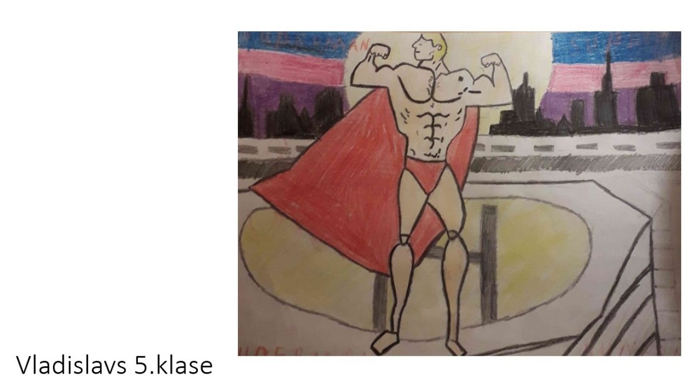 Mans tētis- supervaronis - Staļģenes skola